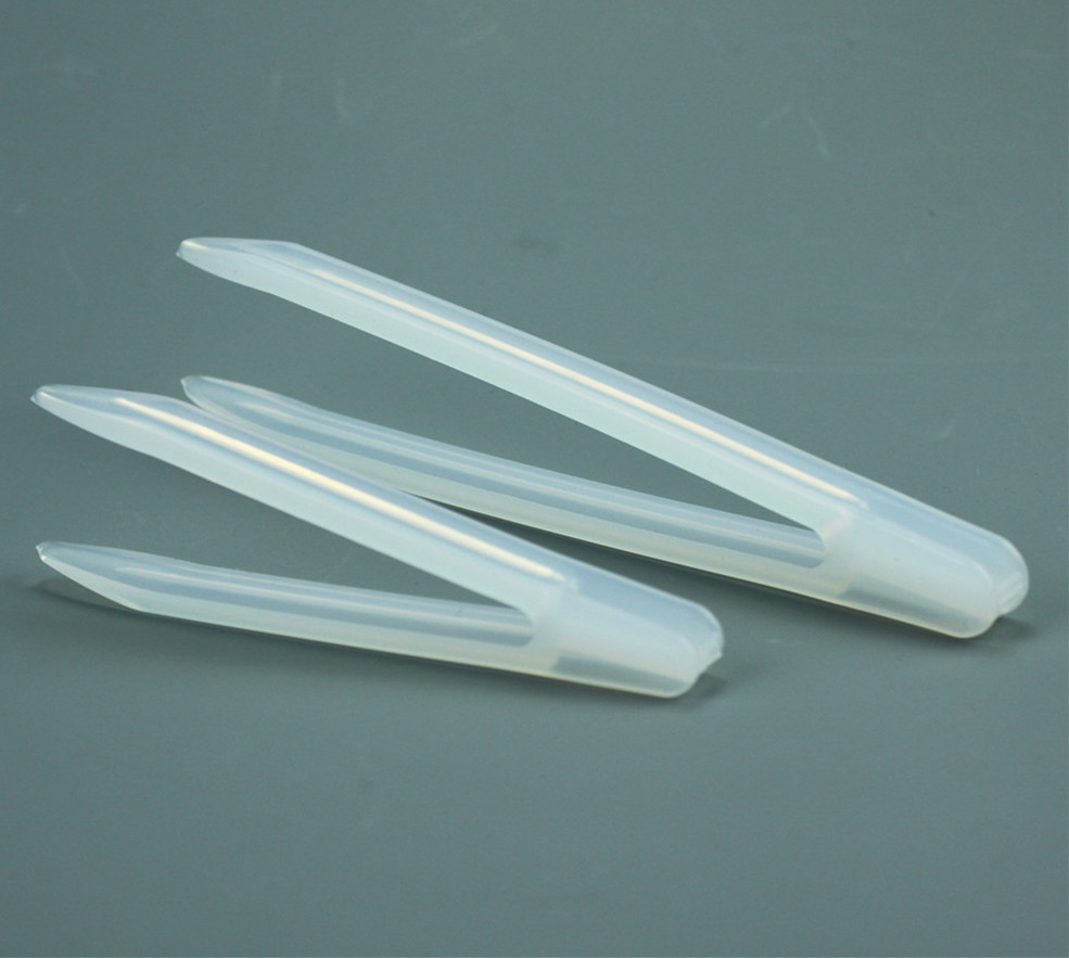 Nanjing Binglab PFA / PTFE Tweezers holding chip silicon wafer ...