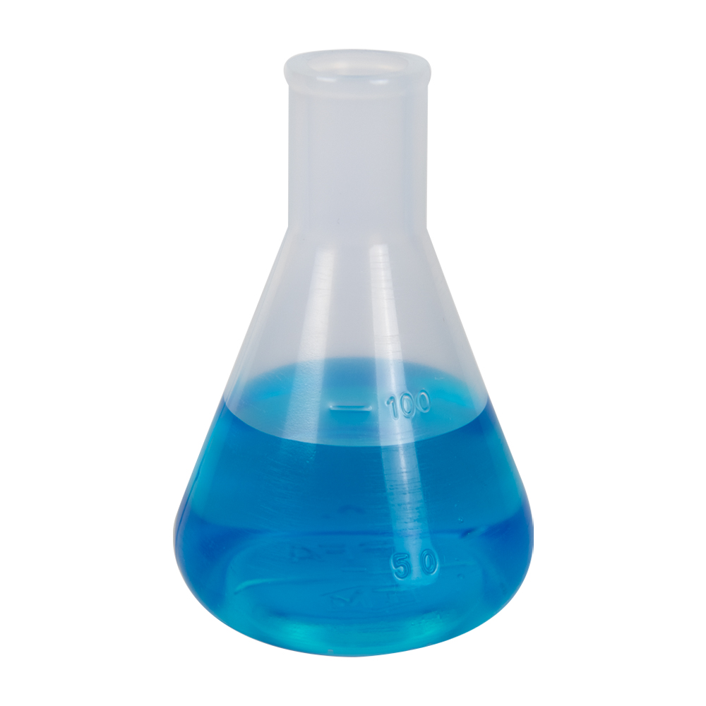 PFA Triangular Flask Conical Shape Flask PFA Graduated Erlenmeyer ...